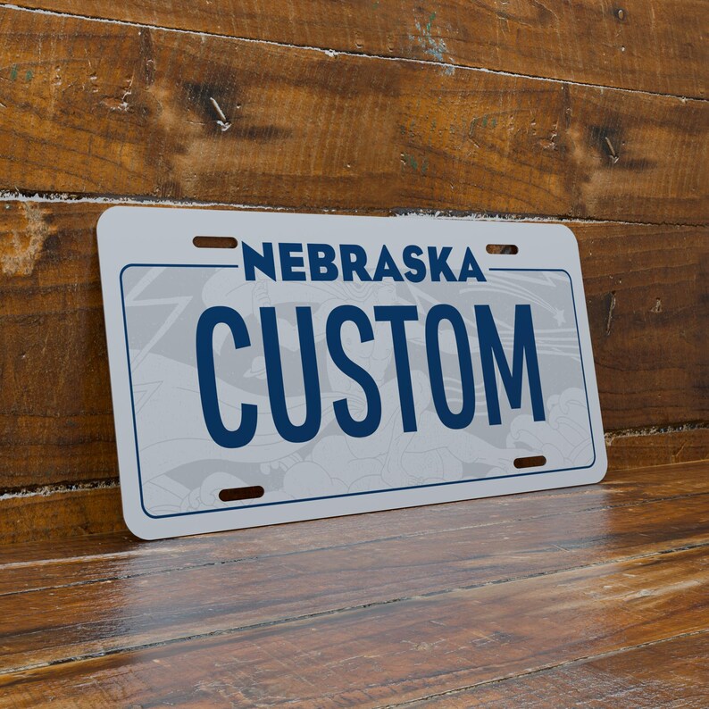 Personalized 6"x12" Nebraska License Plate | Premium Quality Stamped ...