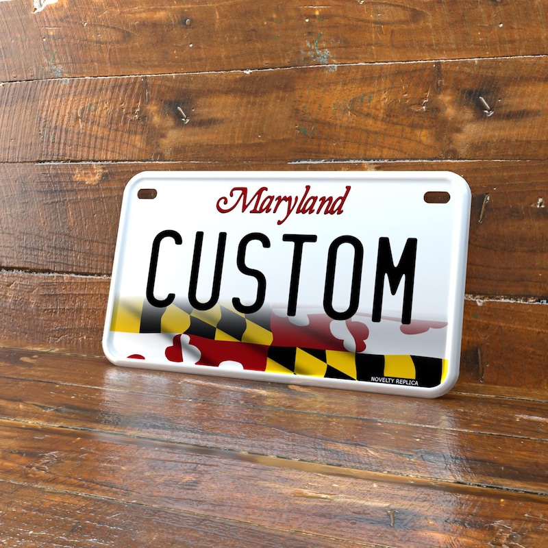Maryland Custom Plate - Etsy