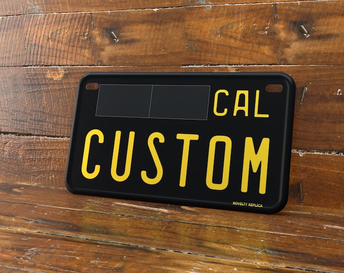 Vintage 1968 Bike License Plates - Choose Your State - Bike Plate ...