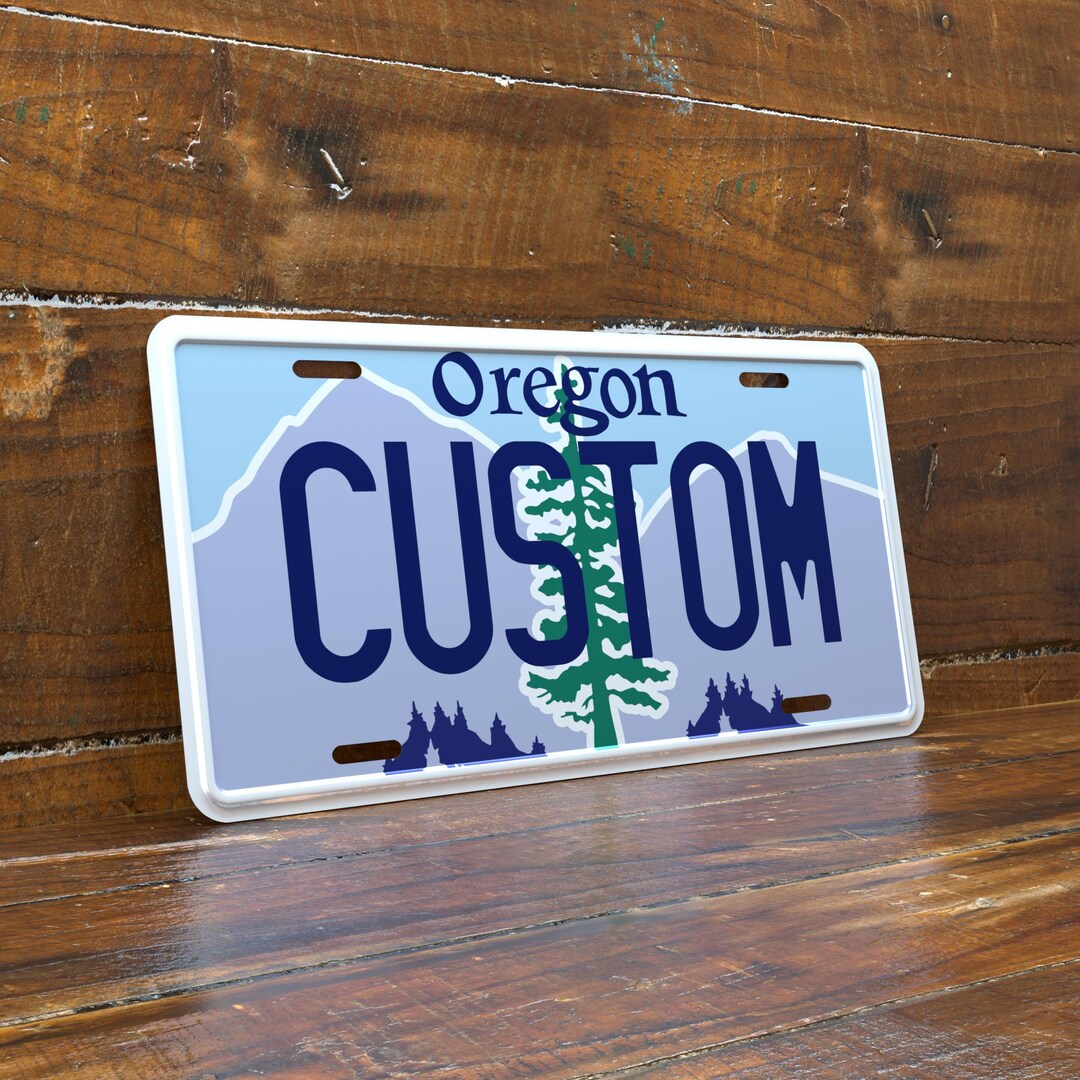 Personalized 6"x12" Oregon License Plate | Premium Quality Stamped ...