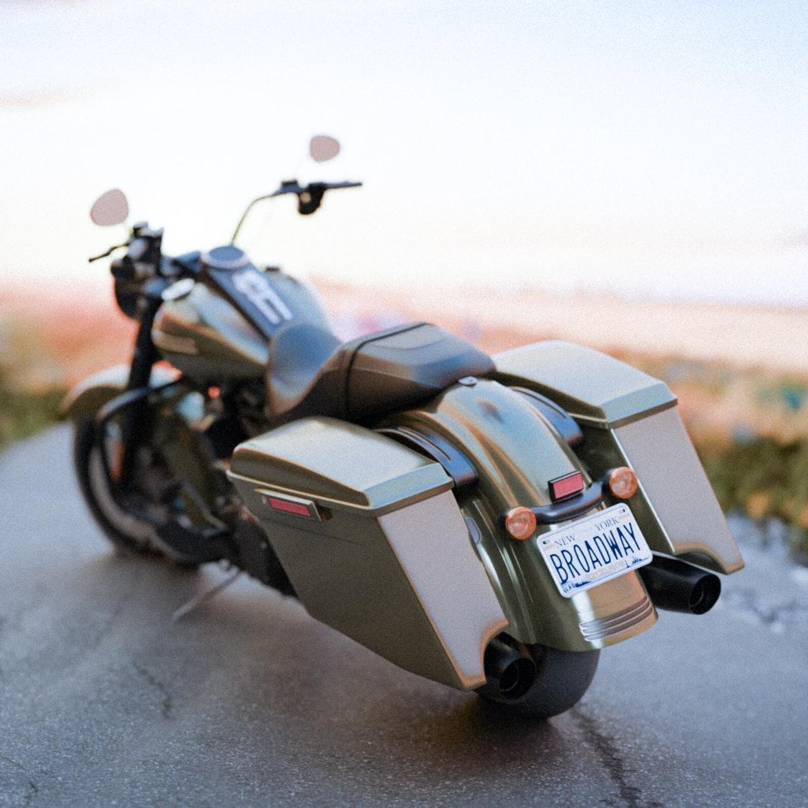 Personalized 4x7 New York Motorcycle License Plate | Premium Quality ...