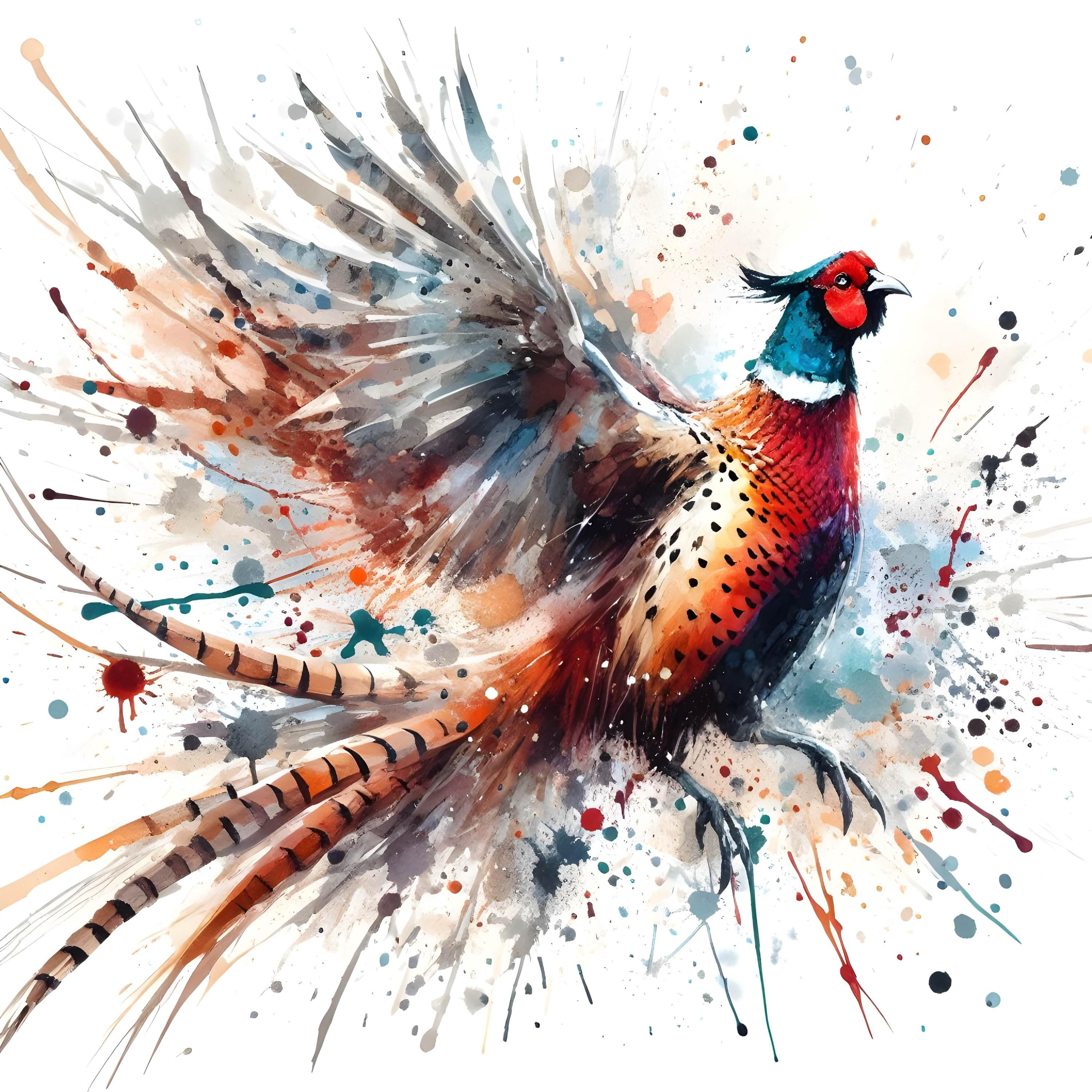 12 Bird Clipart Pack Pheasant Clip Art Digital Art Pheasant Graphic ...