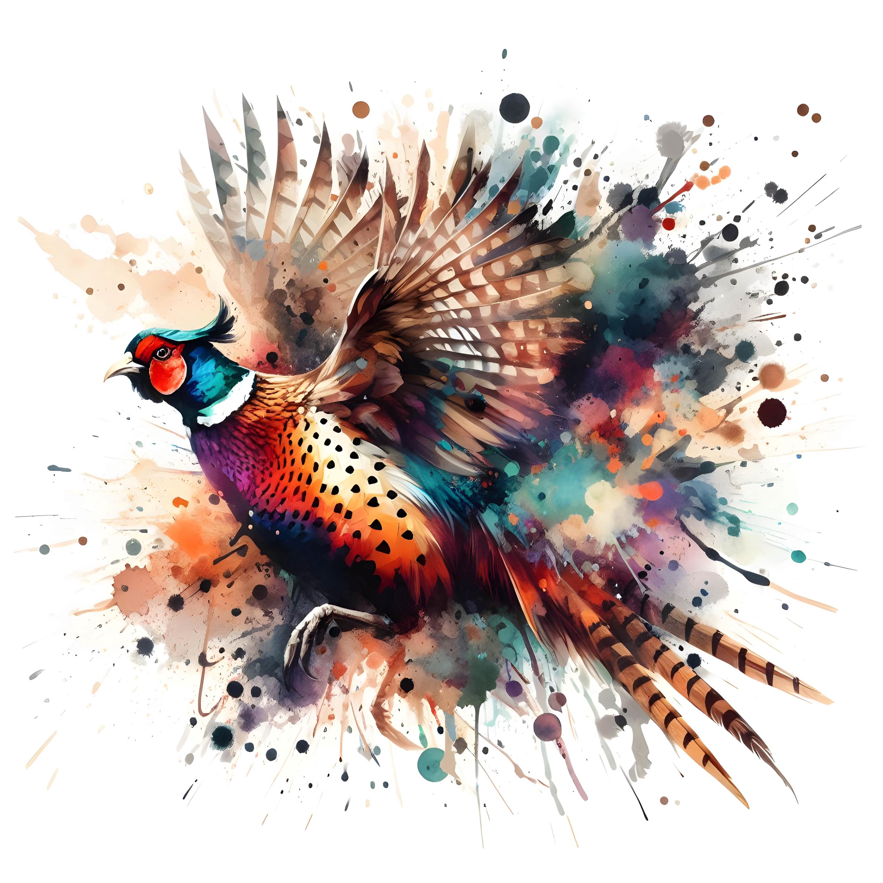 12 Bird Clipart Pack Pheasant Clip Art Digital Art Pheasant Graphic ...