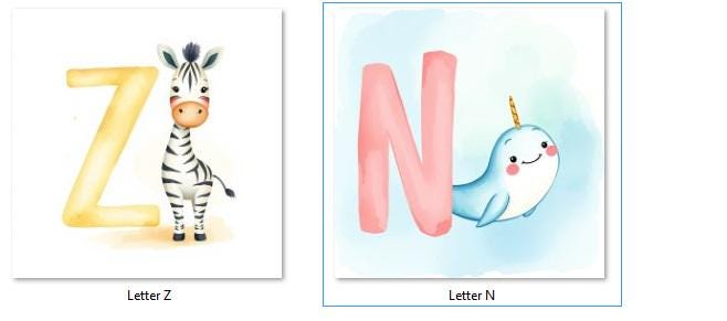 Watercolor Alphabet Printable A–Z for Kids | Animal ABC Wall Art ...