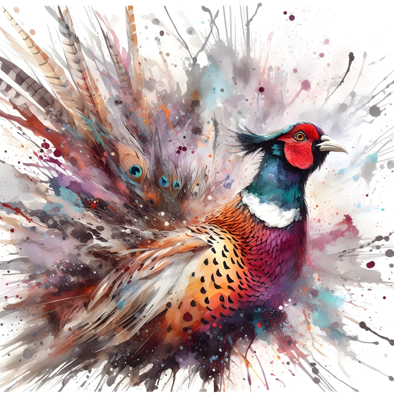 12 Bird Clipart Pack Pheasant Clip Art Digital Art Pheasant Graphic ...