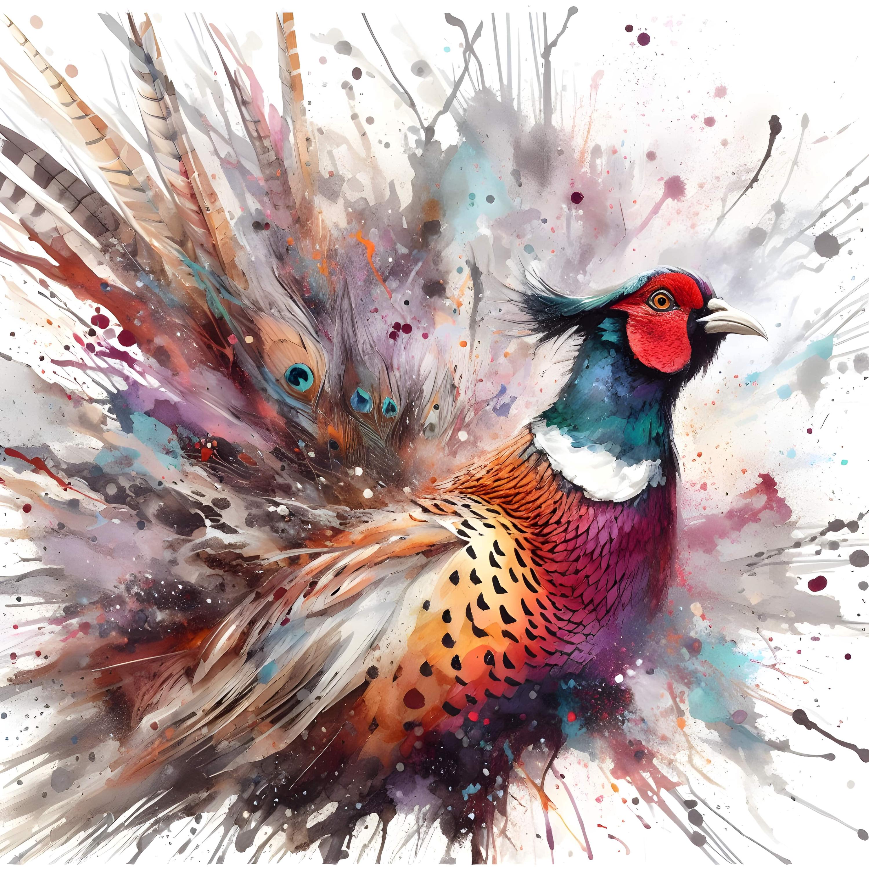 12 Bird Clipart Pack Pheasant Clip Art Digital Art Pheasant Graphic ...