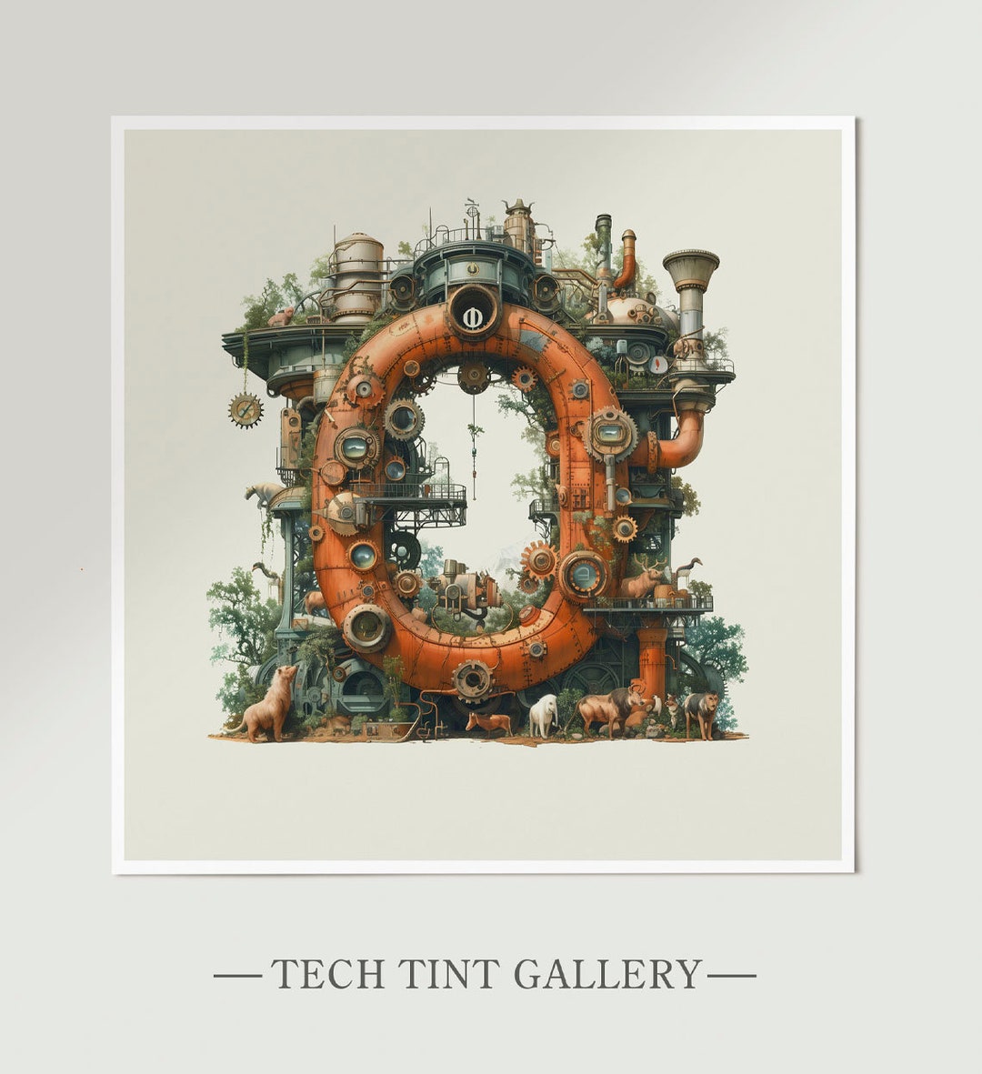 Surreal Colors Letters, Dorm Room Decor Letters, Single Letter Print ...