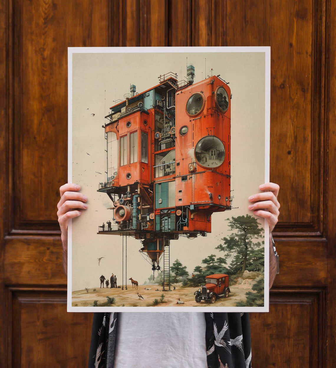Vivid Poster Architecture Wall Art Fashion Print, Architecture ...