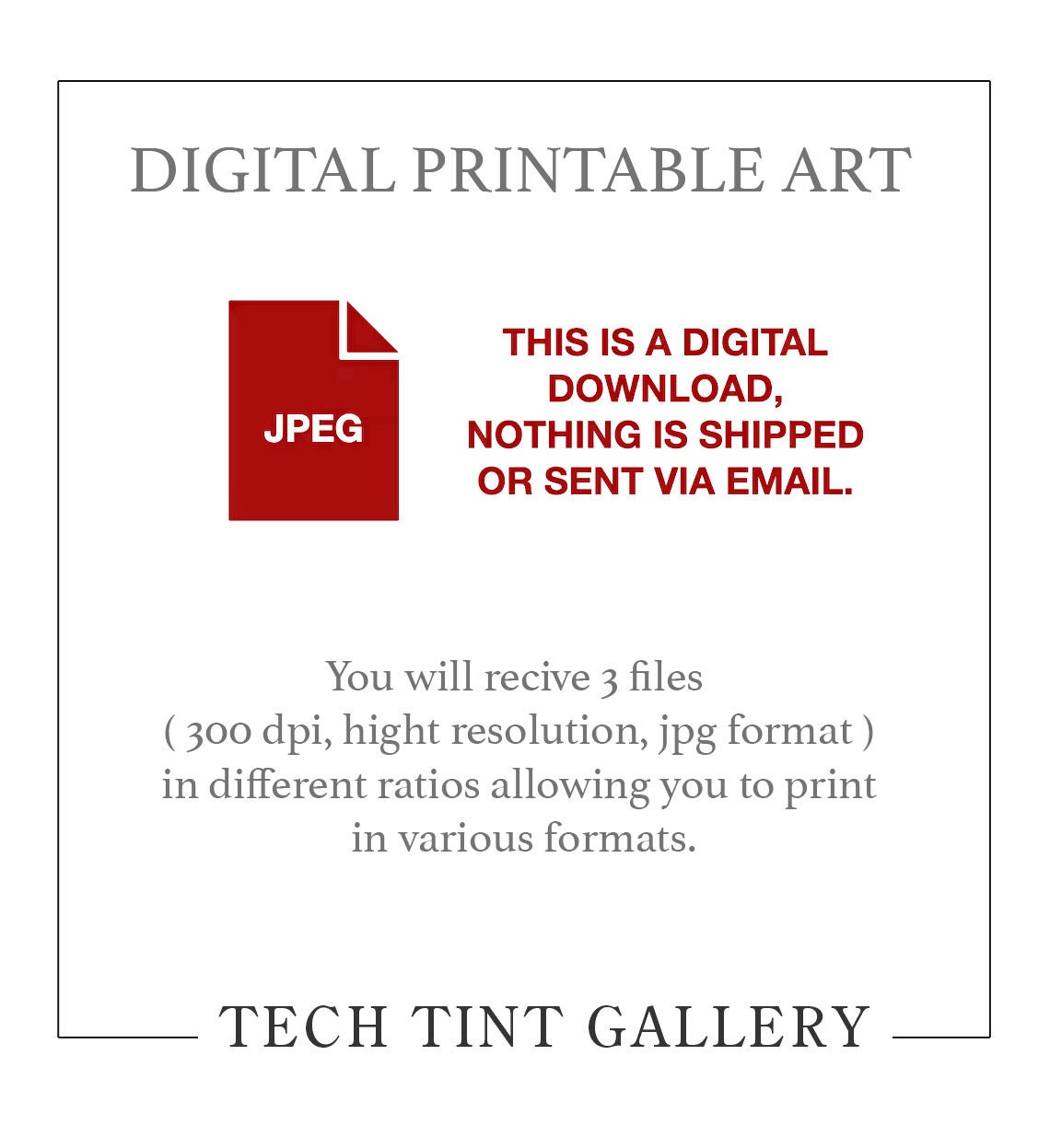 Wall Art Digital Download, Home Decoration, Digital Download Prints ...