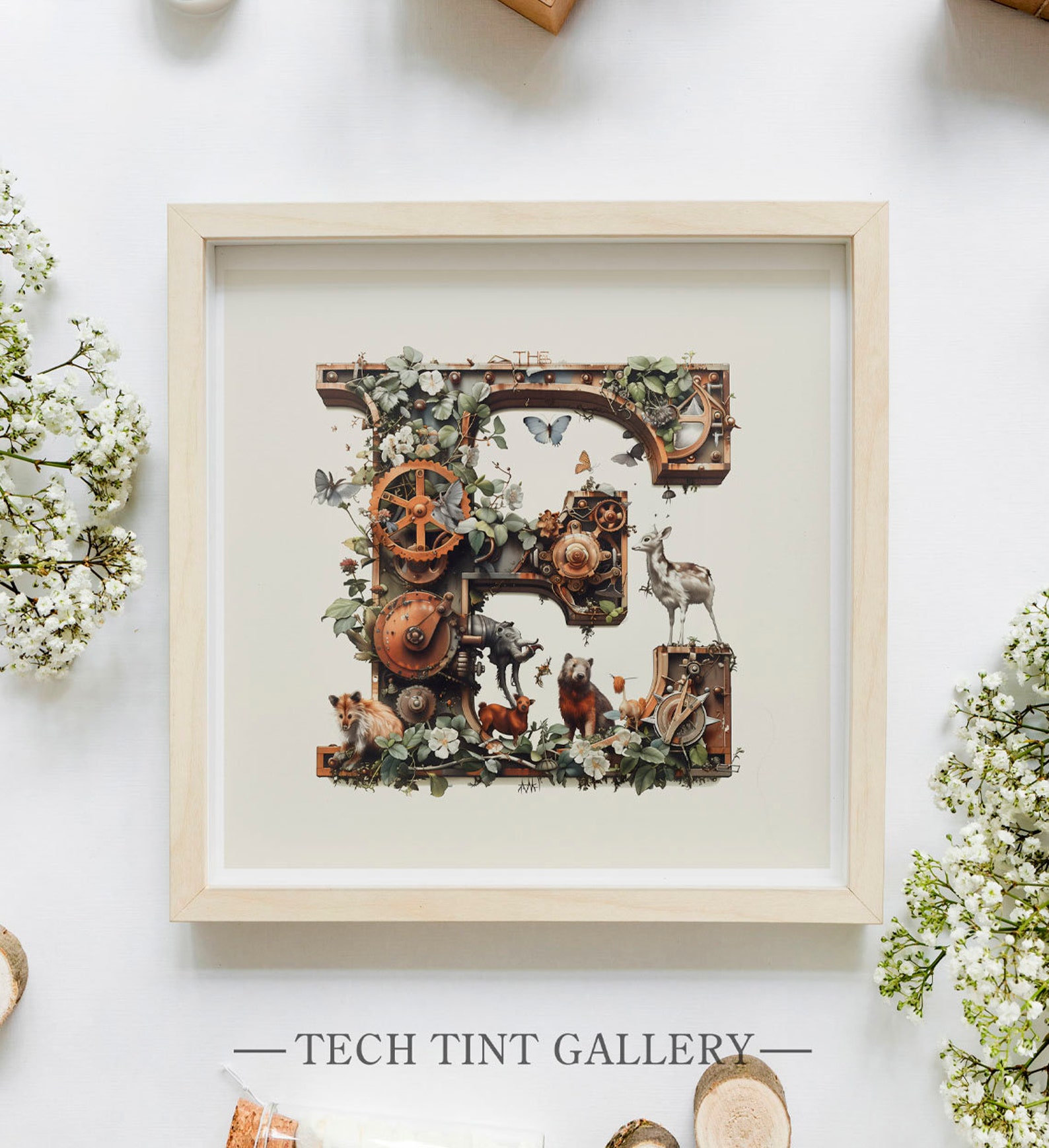 Creative Typography for Children's Room, Initials of Letters to ...