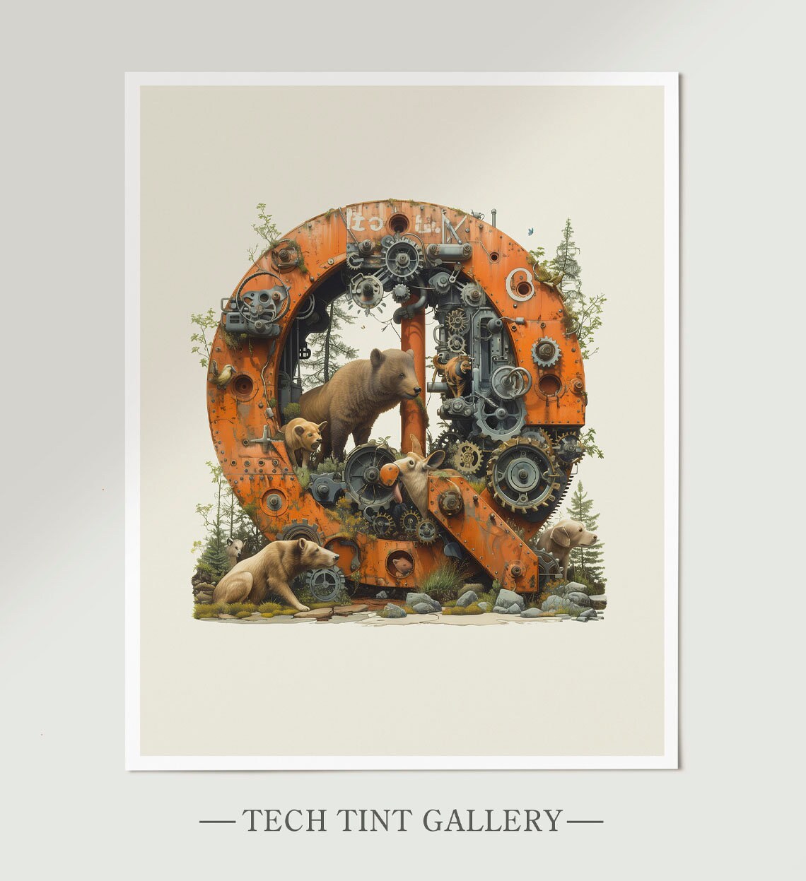 Digital Download Letter Drawings, Surreal Lettering Illustration ...