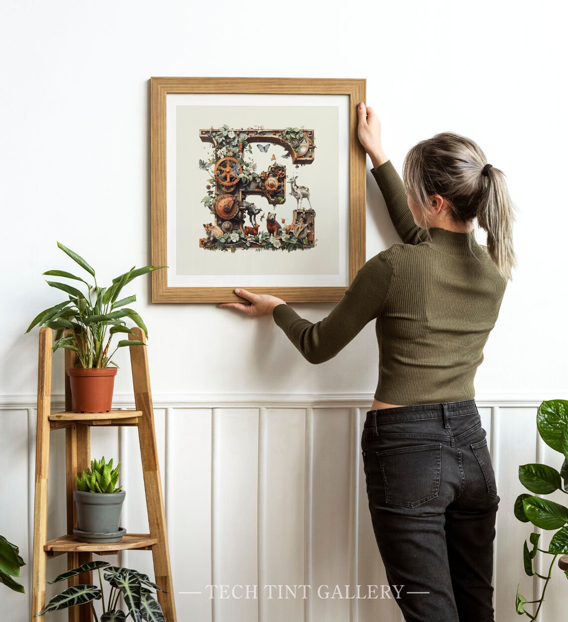 Creative Typography for Children's Room, Initials of Letters to ...
