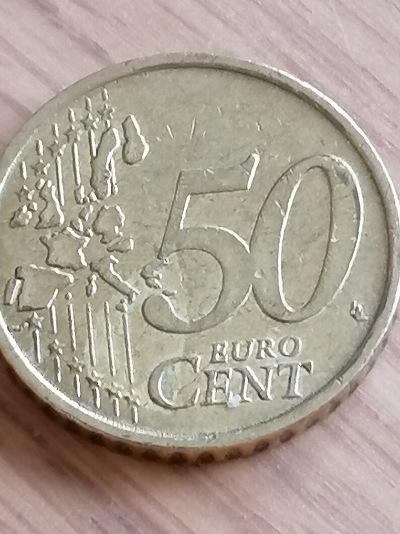 Rare 50 Cent Euro Coin Marcus Aurelius 2002 - Etsy