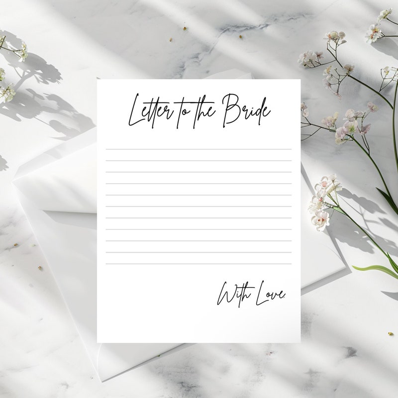 Letters to the Bride Book - Etsy