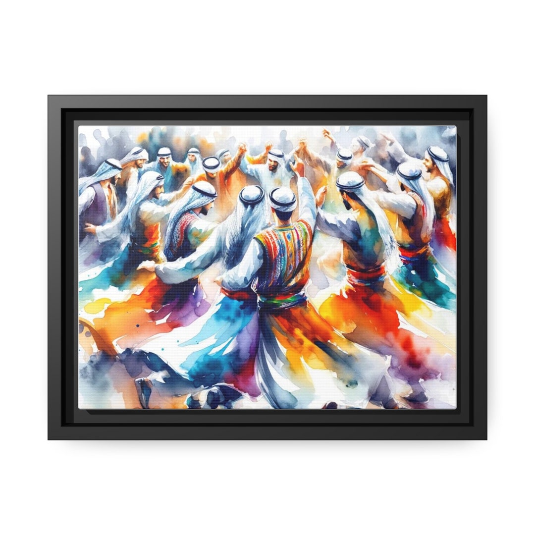 Palestine Dabke Traditional Palestine Dance Free Palestine Islamic Wall ...