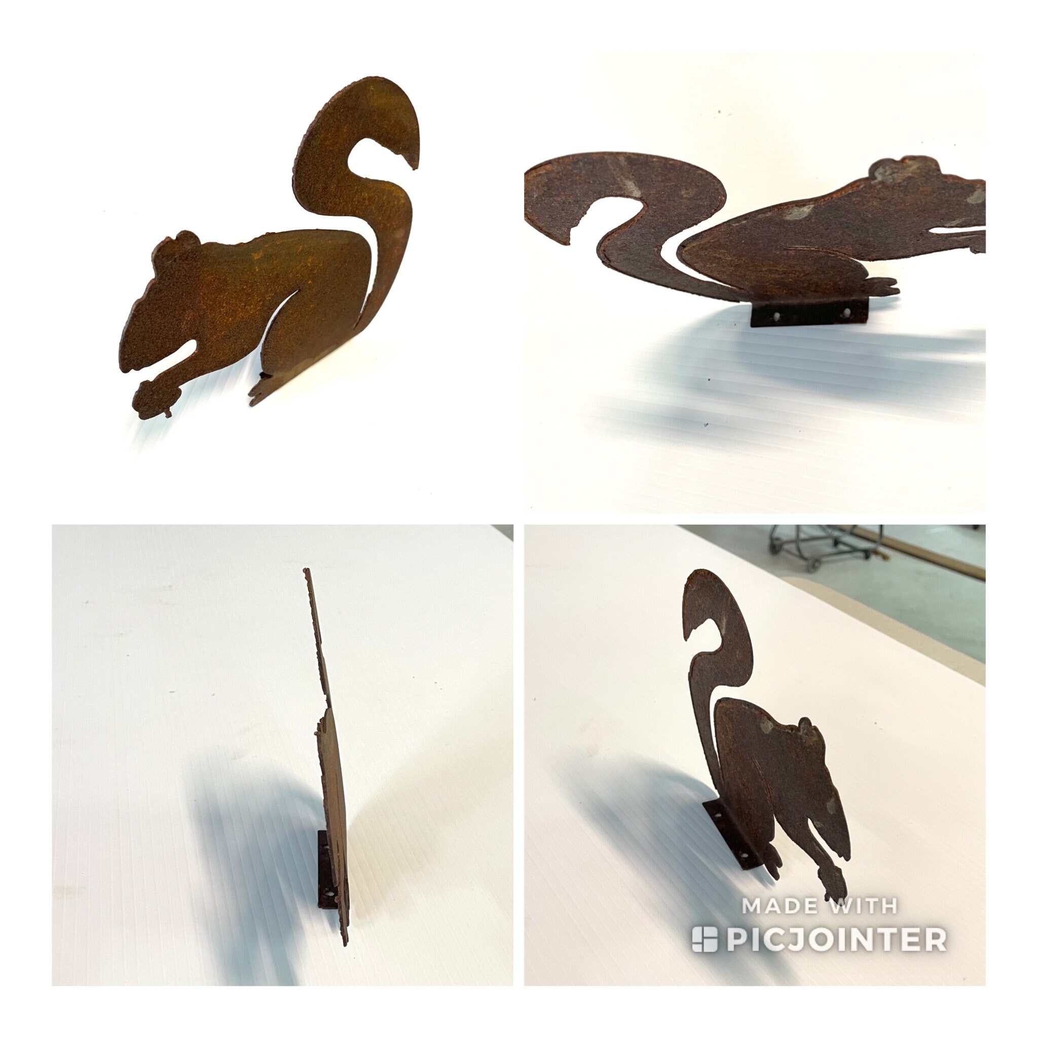 Squirrel Friend, Metal Squirrel, Yard Art - Etsy