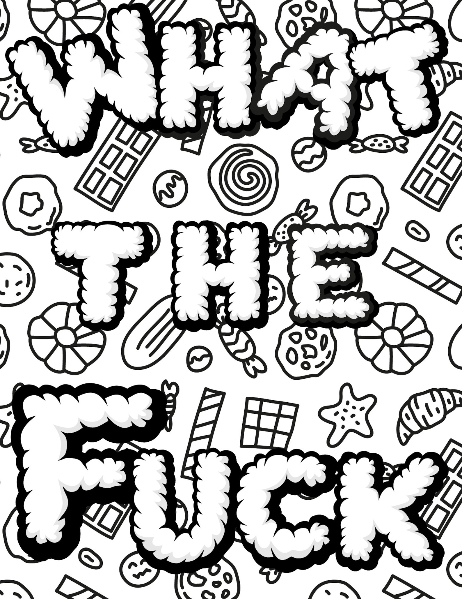 Printable Coloring Sheets, Swear Coloring Pages, Adult Coloring Pages ...