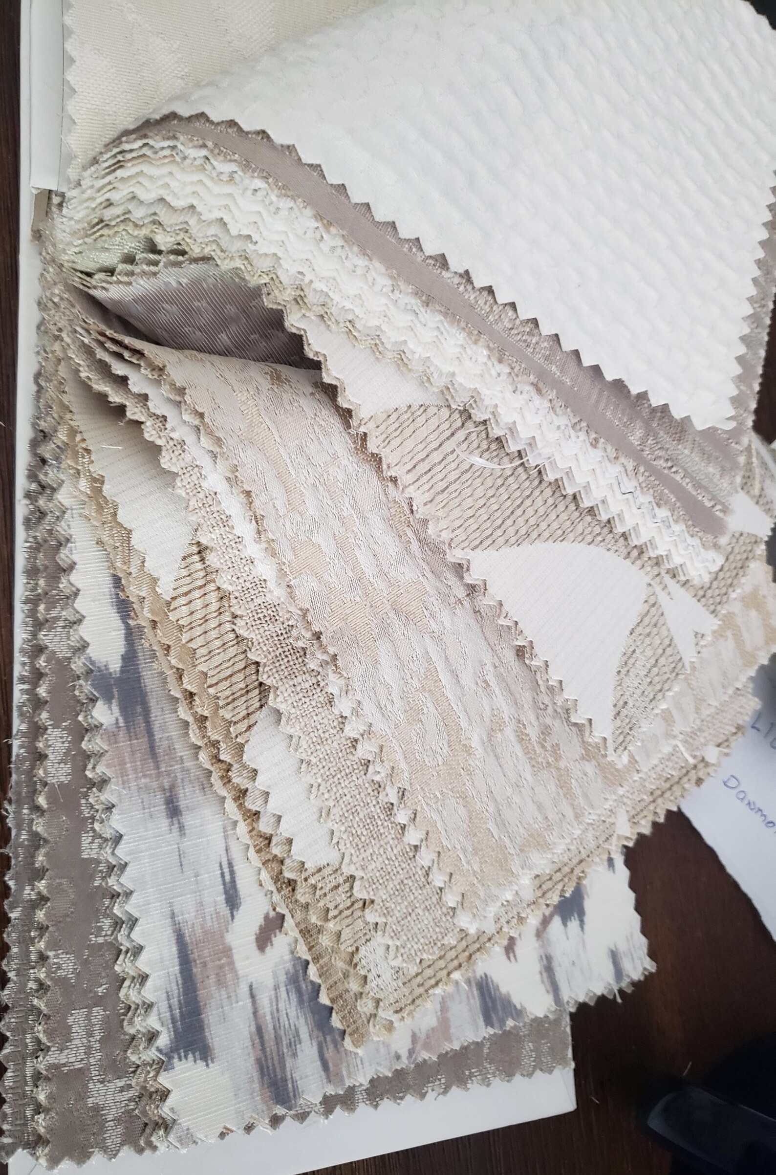 Anna Elisabeth Linen Fabric Upholstery Swatch Book Samples for Crafting ...