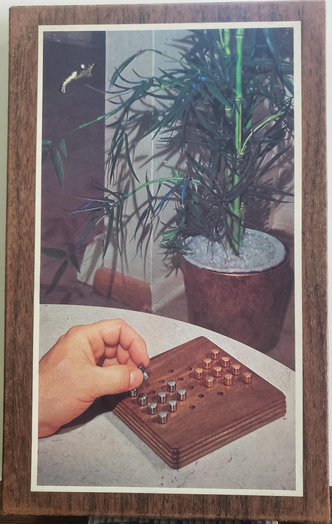 1964 REVERSAL PUZZLE Game Metal Pegs Wood Board MCM Setko Hoyle - Etsy
