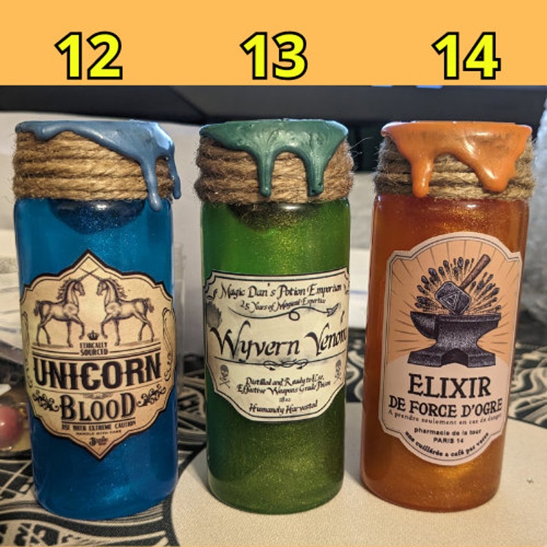 Potion Flask Roll Dice D20 Shaker Dnd Roleplay Dungeon Master - Etsy
