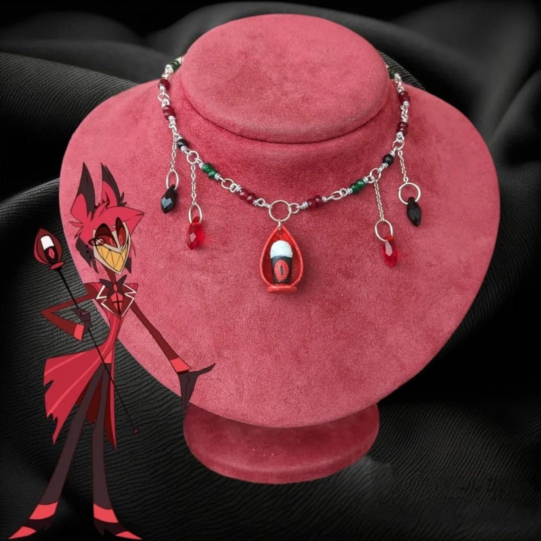 Chocker Necklace Alastor Hazbin Hotel - Etsy Canada