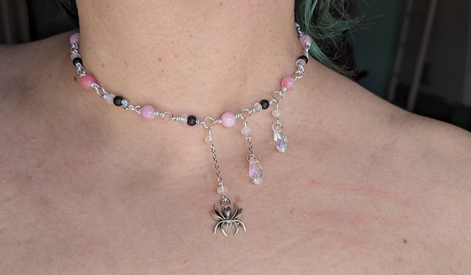 Choker Necklace Earrings Angel Dust Hotel Ragno - Etsy