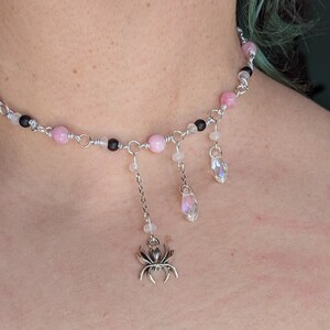 Choker Necklace Earrings Angel Dust Hotel Ragno - Etsy