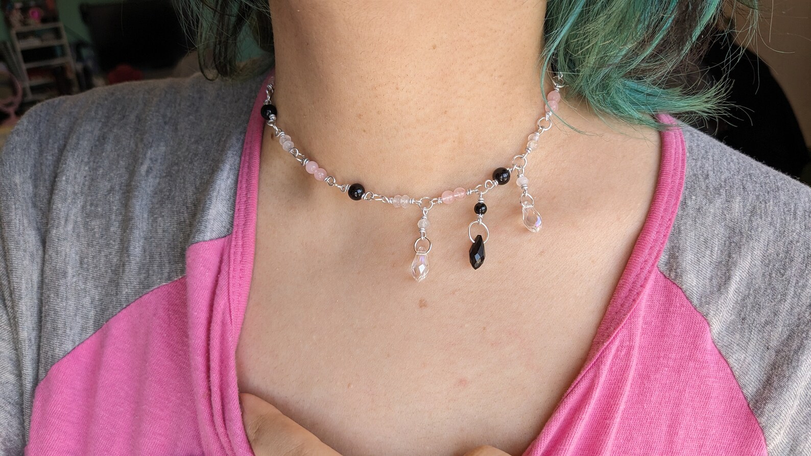 Choker Necklace Earrings Angel Dust Hotel Ragno - Etsy