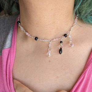 Choker Necklace Earrings Angel Dust Hotel Ragno - Etsy