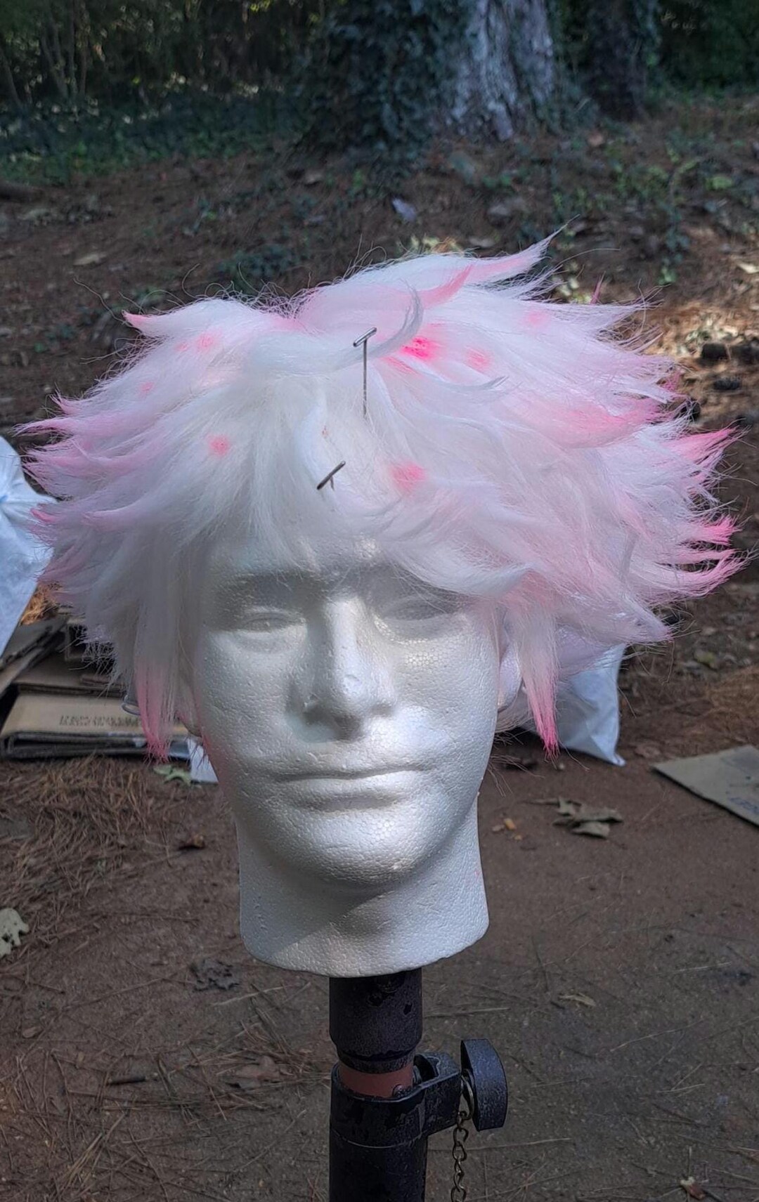 Angel Dust Inspired Cosplay Wig - Etsy