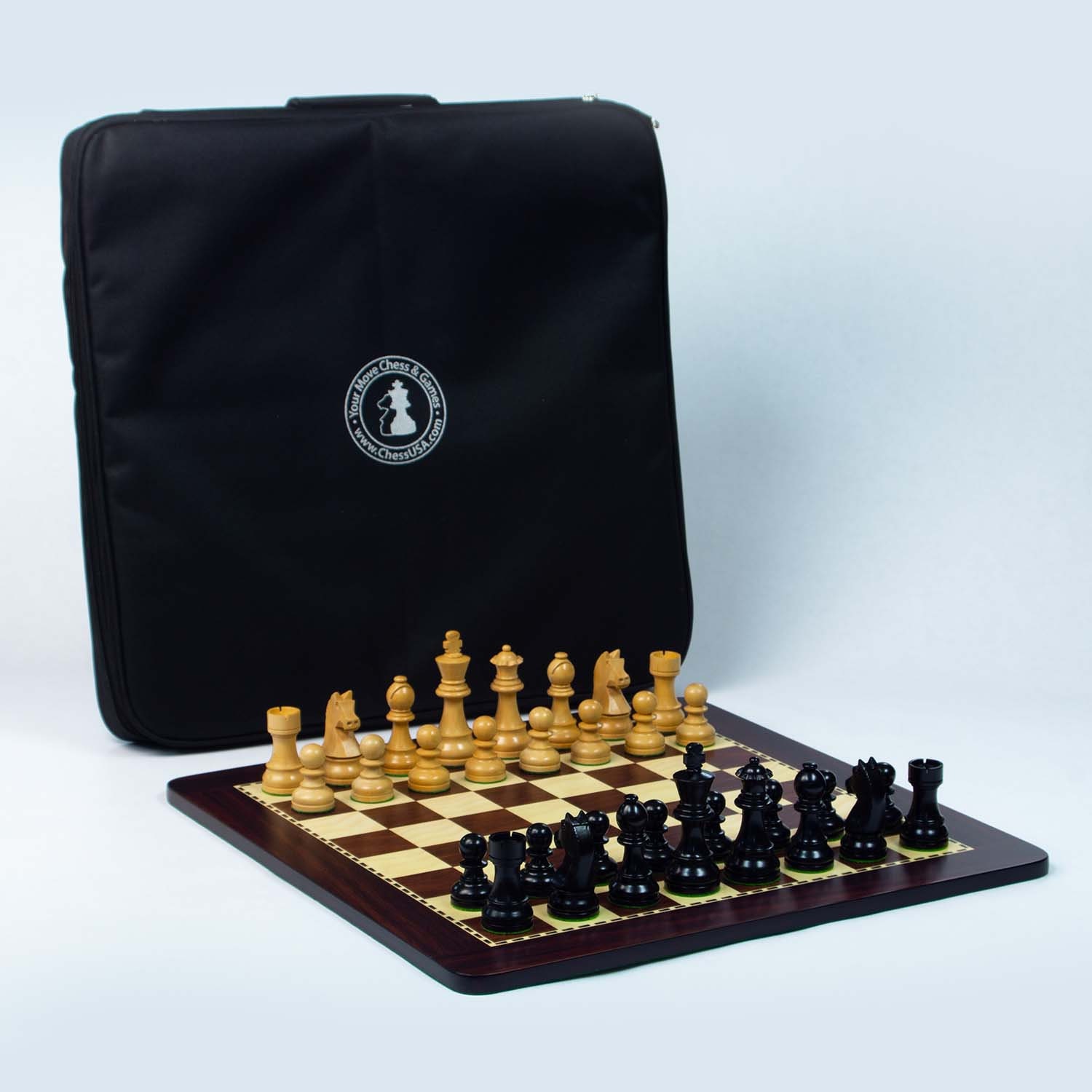 18 Premier Chess Set With Carrying Case - Etsy
