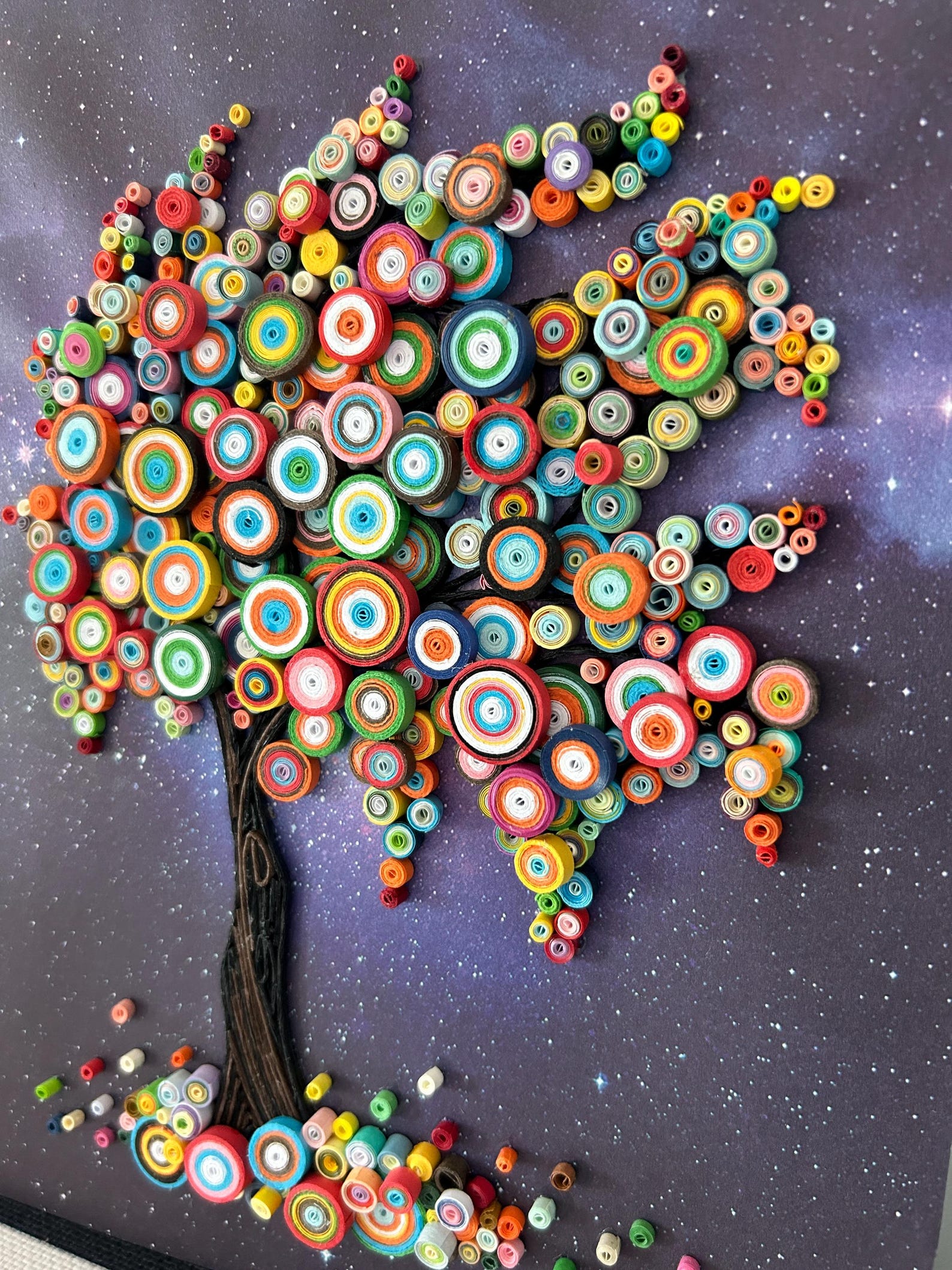 Handmade Quilled Paper Tree Art, Gift, Wall Decor, DIY Art, Quilled ...