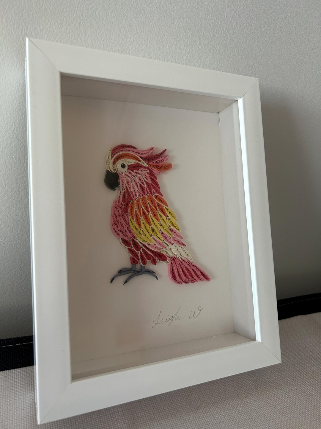 Quilled Paper Parrot, Wall Decor, DIY Art, Quilled Paper, Gift - Etsy