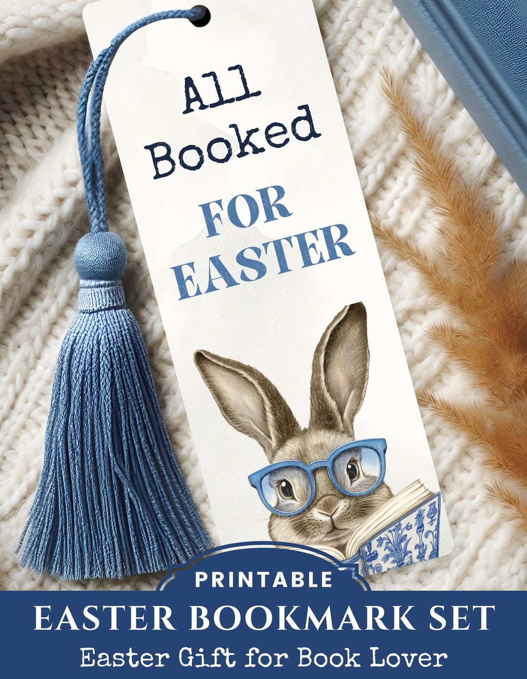 Funny Easter Printable Bookmarks, Cute Bookmarks With Bunnies, Chicks ...