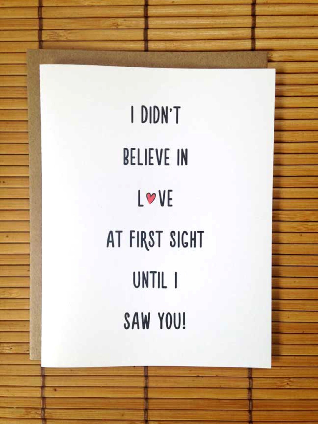 Printable-love at First Sight Card - Love Card - Card for Husband ...