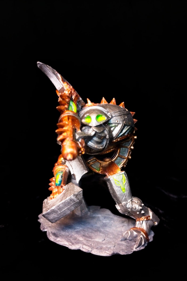 Warforged Titan Hand Painted D&D Miniature Ttrpg Miniature - Etsy