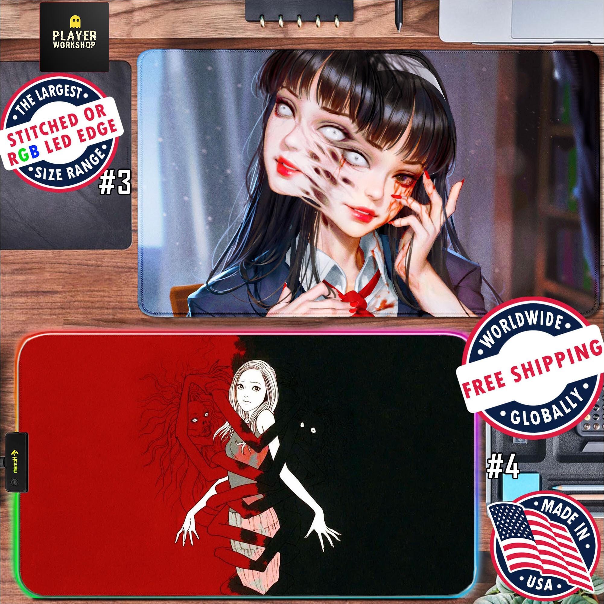 Tomie Mouse Pad Maniac Horror Manga Desk Mat Japanese Landscape Gift ...