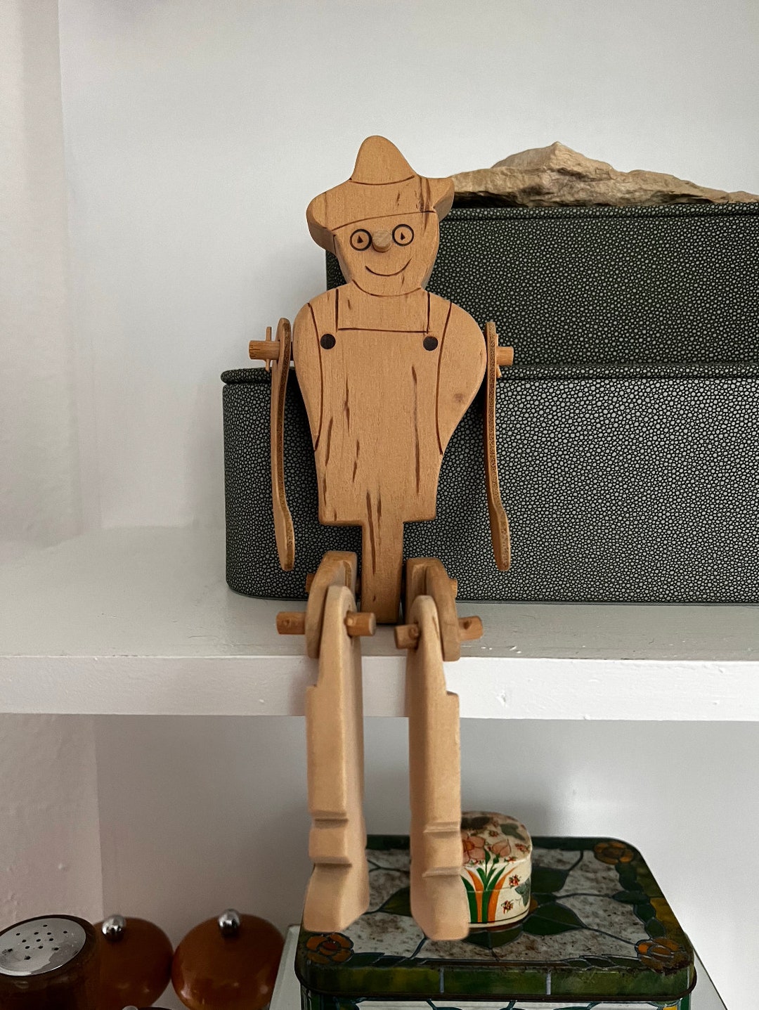 Sculptural Wooden Human Figure - Etsy