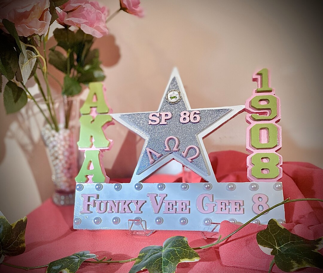 25 Year Silver Star (alpha Kappa Alpha) - Etsy