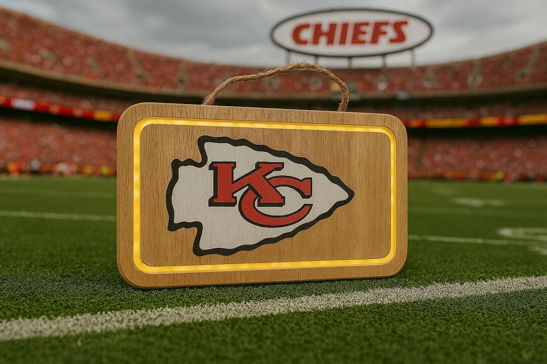 KC Chiefs LED Sign (11W X 7.5H) - Etsy