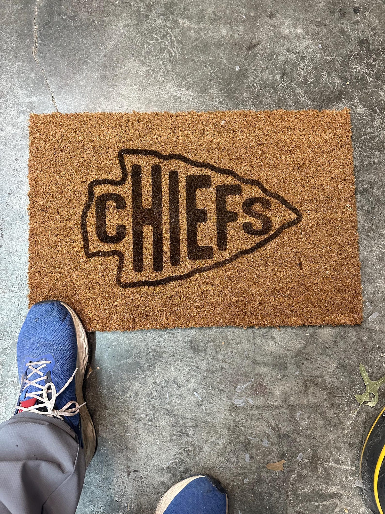 KC Chiefs Door Mat - Etsy
