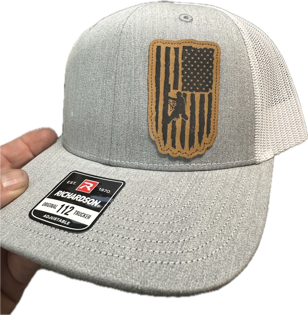 Lineman Hat With Leather Patch - Etsy