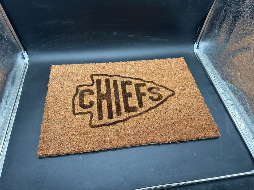 KC Chiefs Door Mat - Etsy