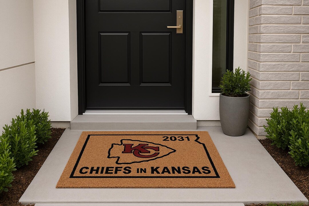 2031 KC CHIEFS in KANSAS Door Mat (color Print) - 16 X 24 - Etsy
