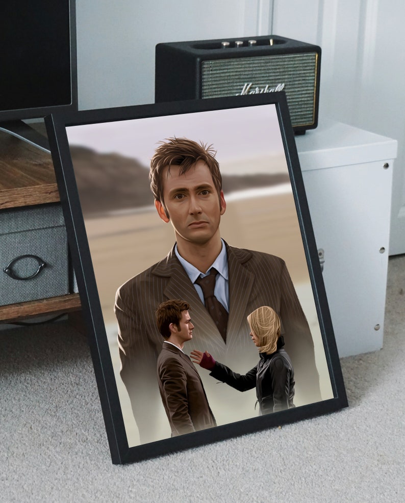 Doctor Who Doomsday 10th Doctor David Tennant Digital Painting Print ...