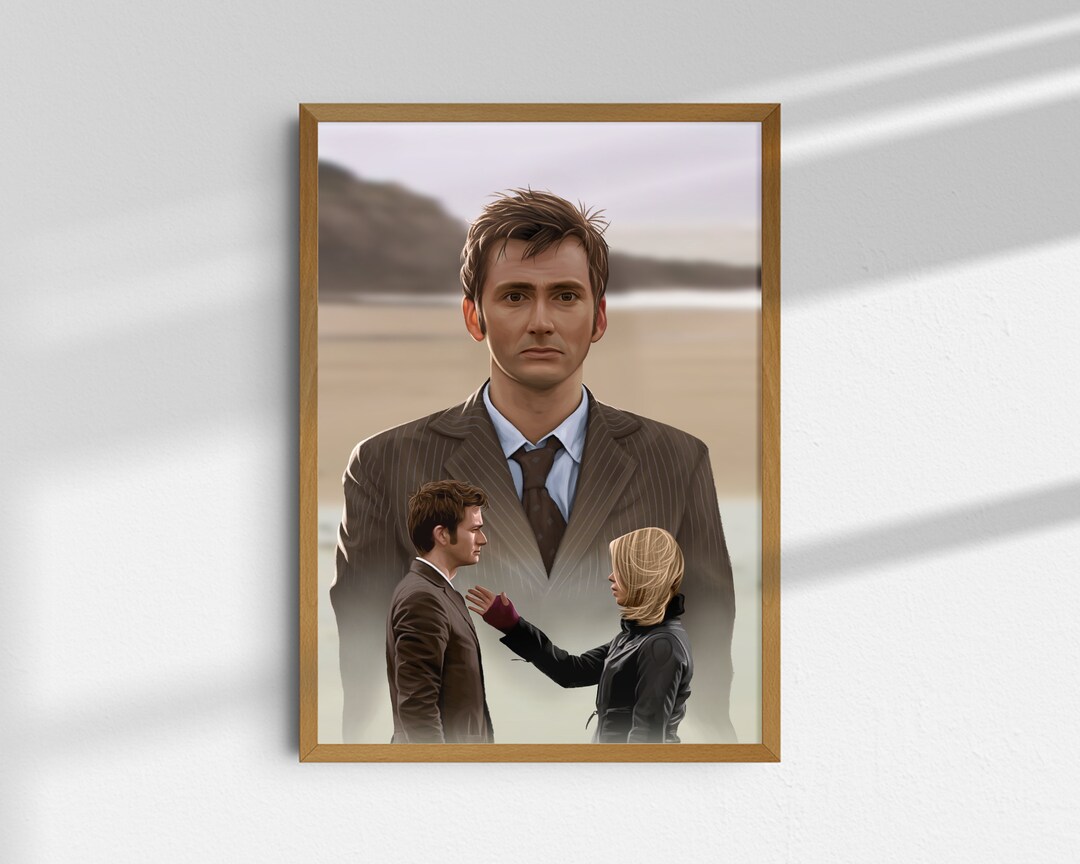 Doctor Who Doomsday 10th Doctor David Tennant Digital Painting Print ...