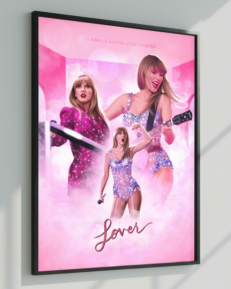 Taylor Swift Lover Eras Tour Digital Painting Print Digital Download - Etsy