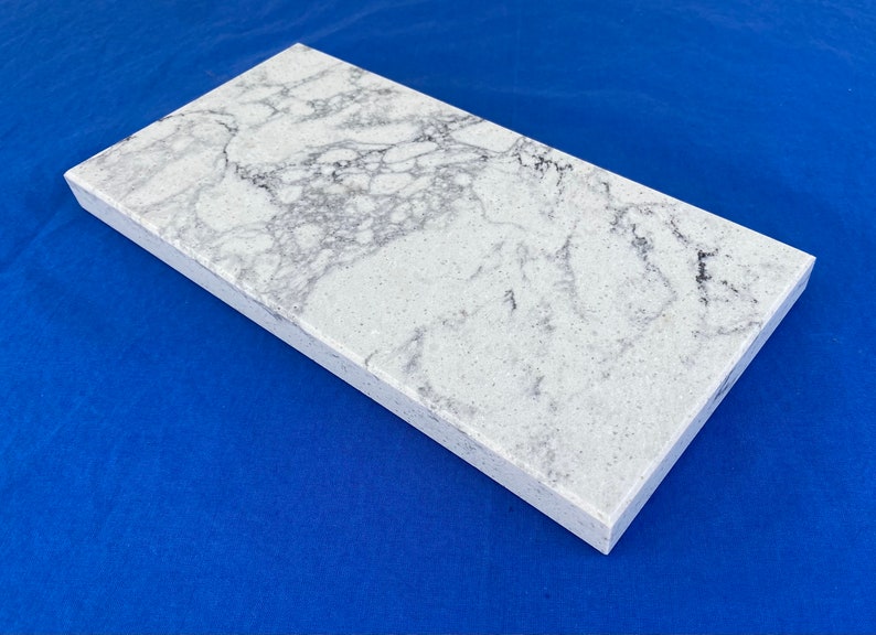 Quartz Quartzite Gray/black Cutting Board Chilling Cheese Tray Table ...