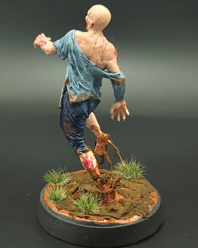 Zombie Figure - 3D Printed and Hand Painted - Etsy