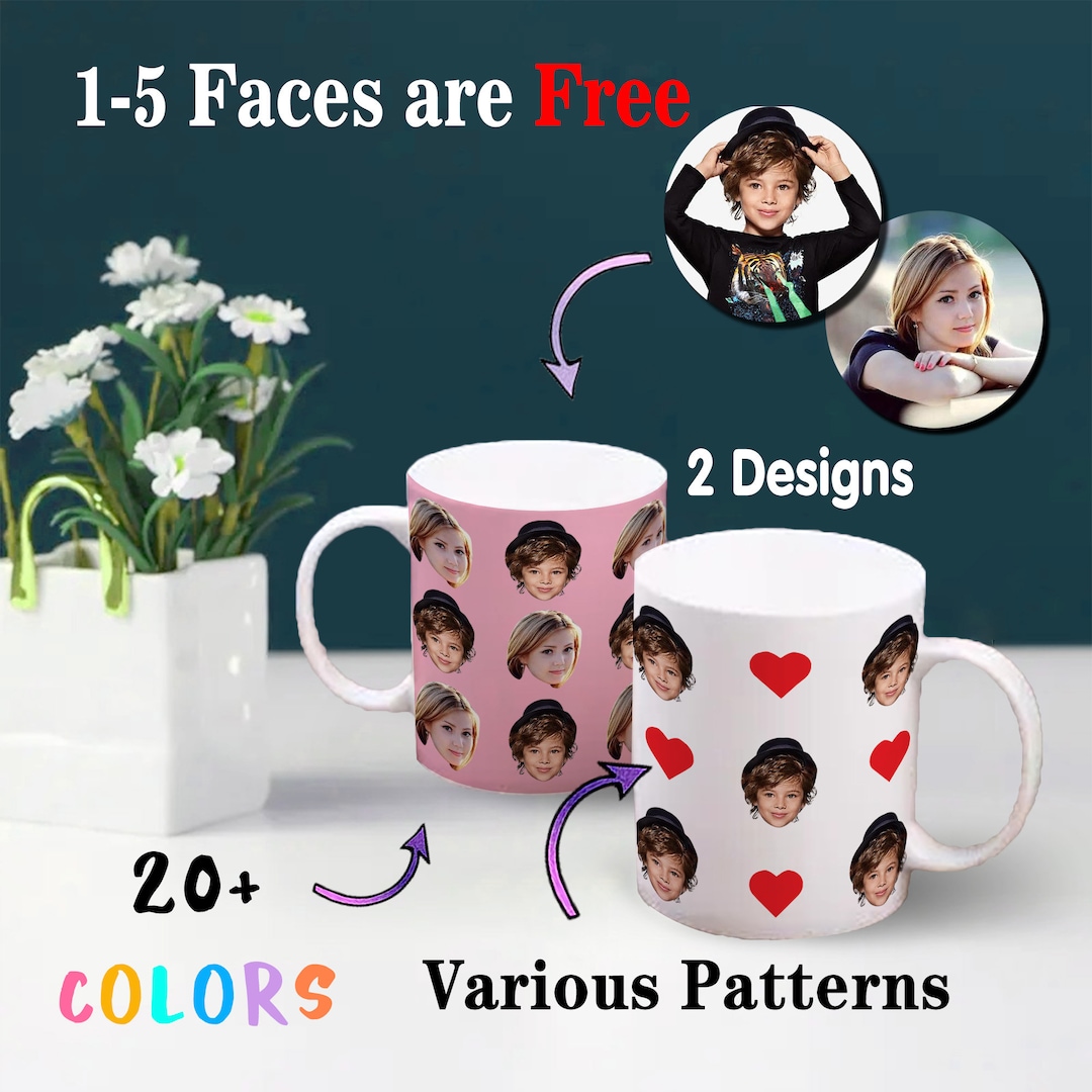 Custom Face Mug, Faces Mug, Funny Photo Mug, Custom Baby Face Mug ...